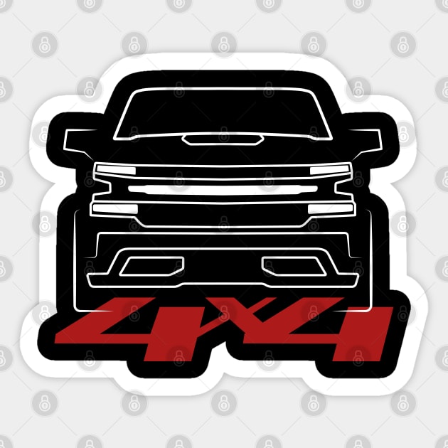 Chevy silverado stickers store